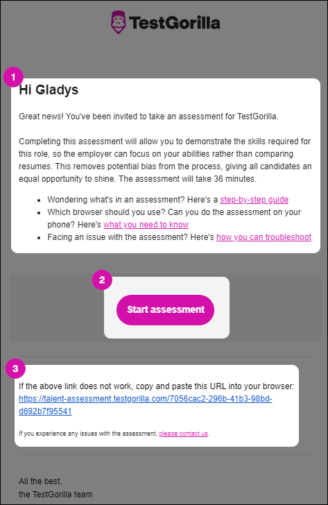 Step-by-step guide to taking your assessment – TestGorilla Candidates