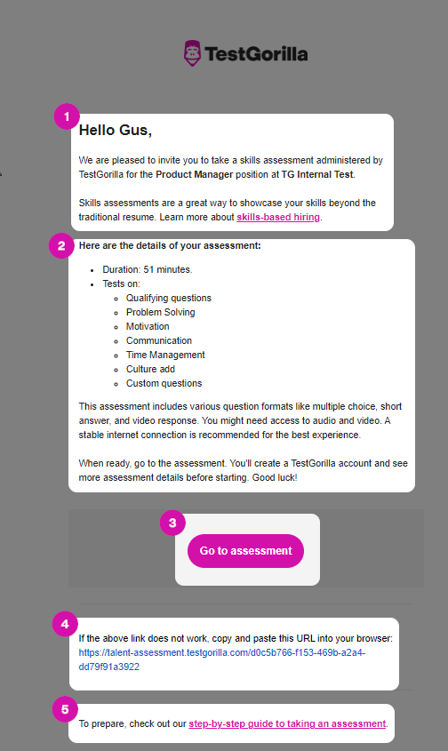 Step-by-step guide to taking your assessment – TestGorilla Candidates